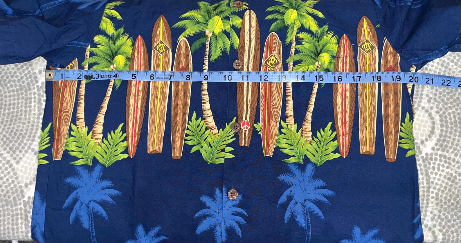 Mens Aloha Shirt Hawaiian Reserve Vintage Small Button Down Short ...