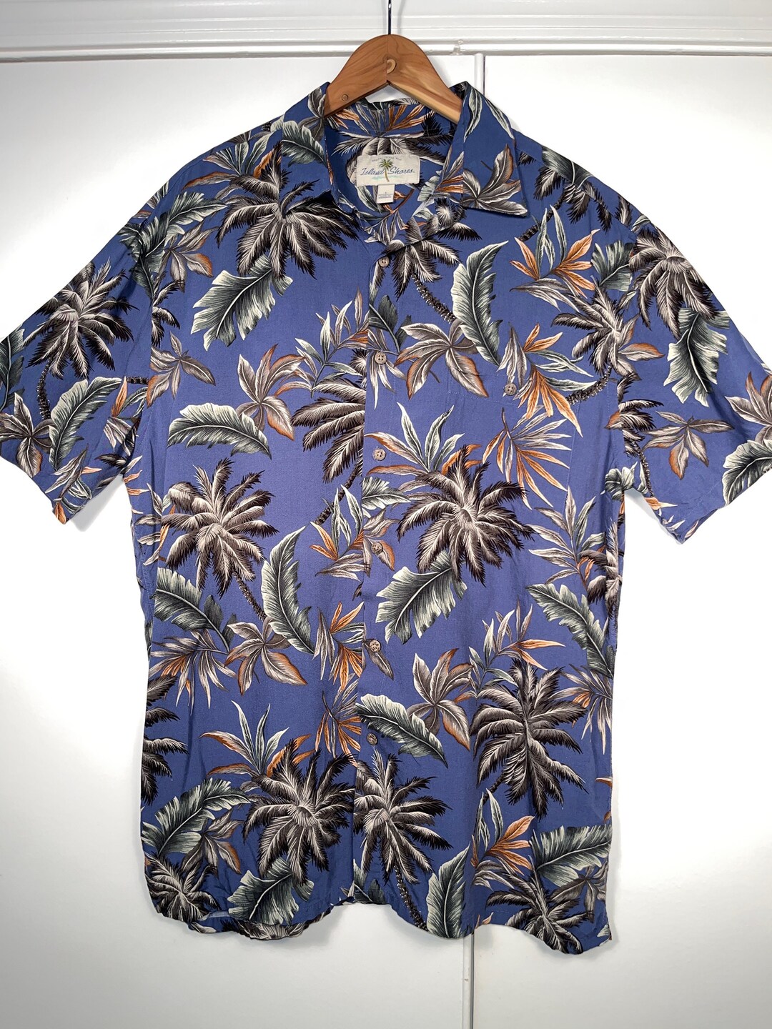 Hawaiian Shirt Mens Large Island Shores Original Island Wear - Etsy