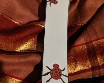 Red Ladybug Bookmark - Etsy