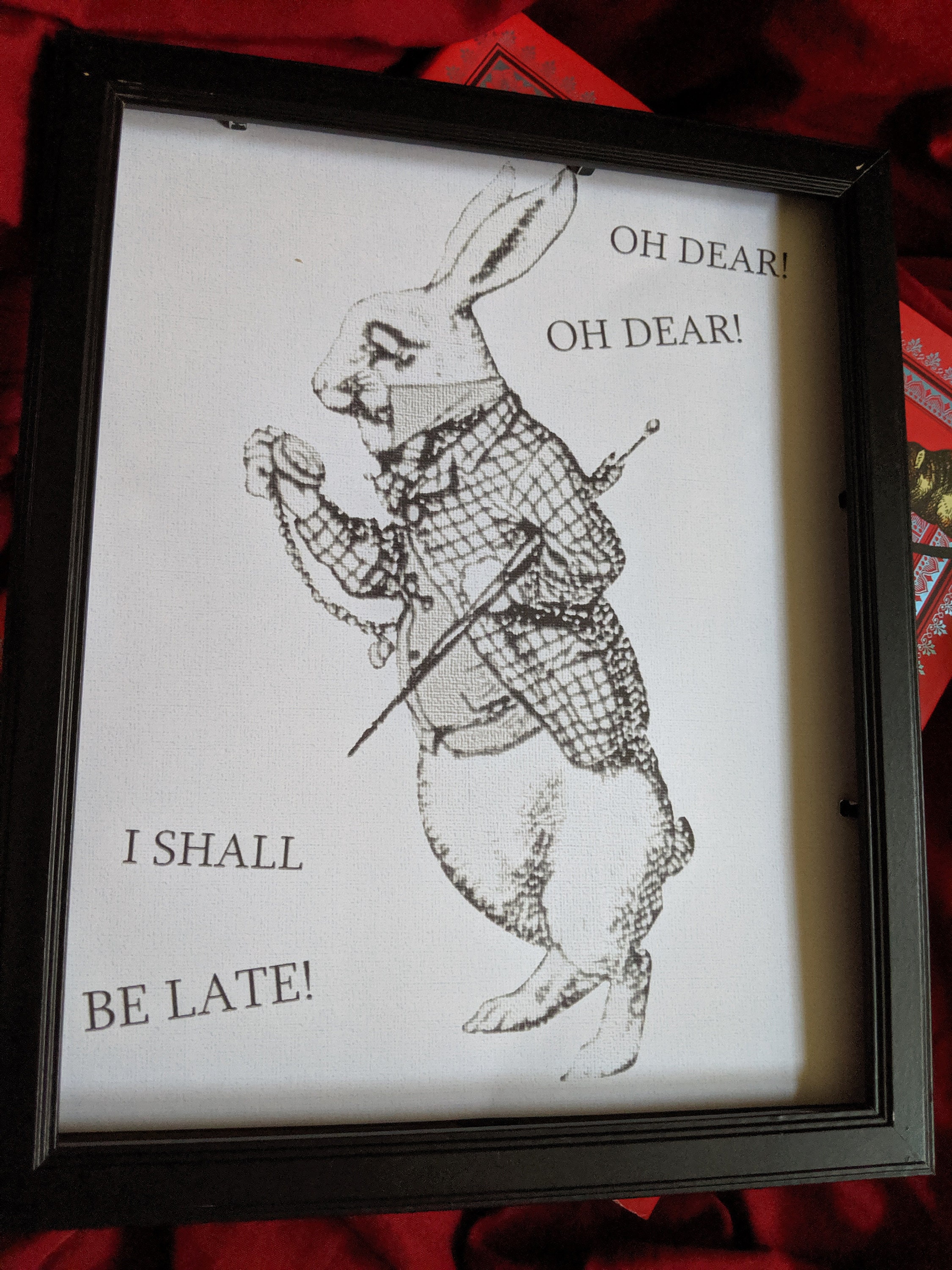 White Rabbit Wall Decor - Etsy