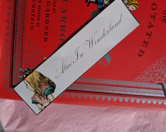 Printable Wonderland Bookmarks, Alice in Wonderland Quotes, Instant ...