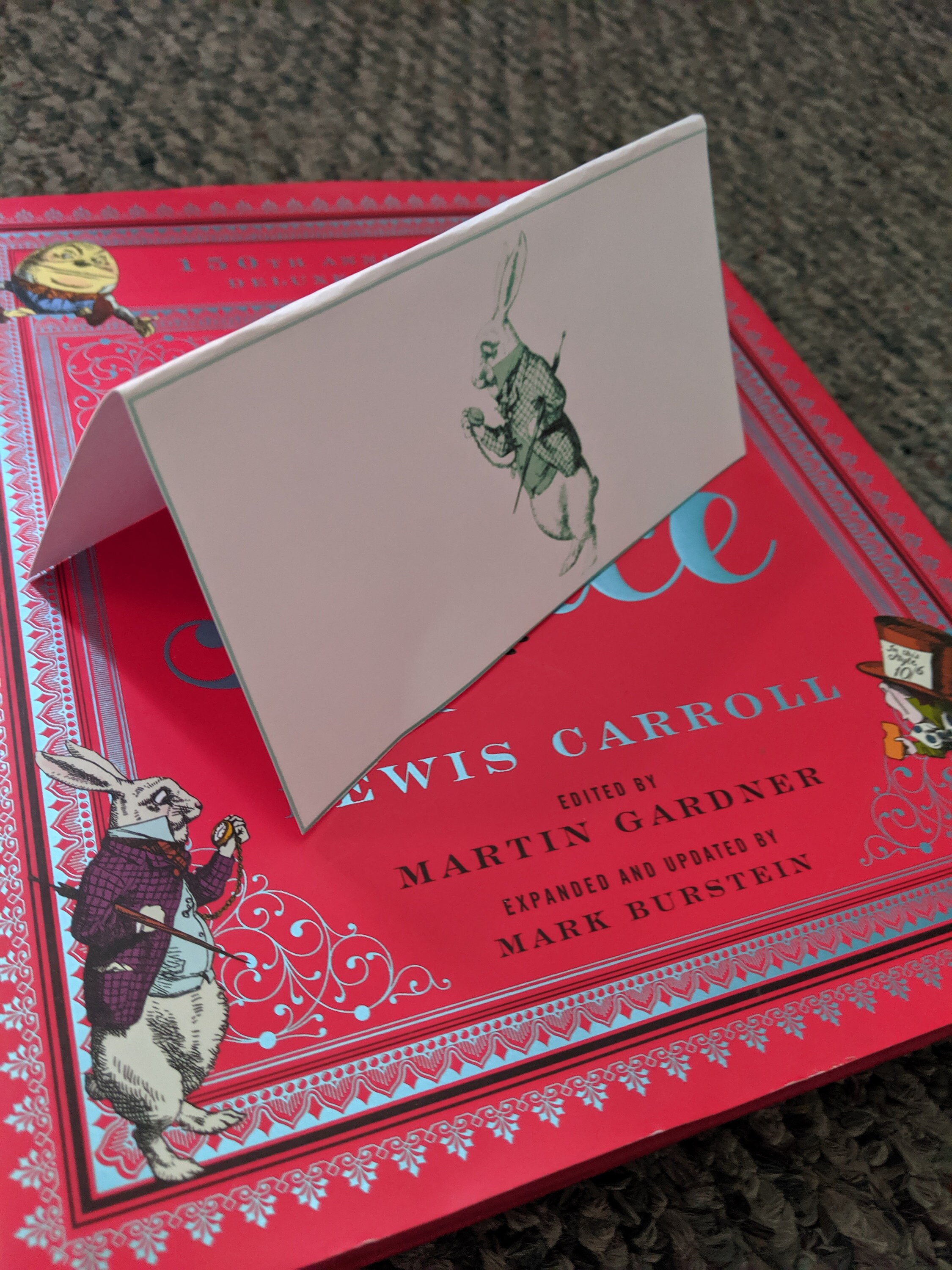 Printable White Rabbit Cards Paper & Party Supplies Paper Greeting ...