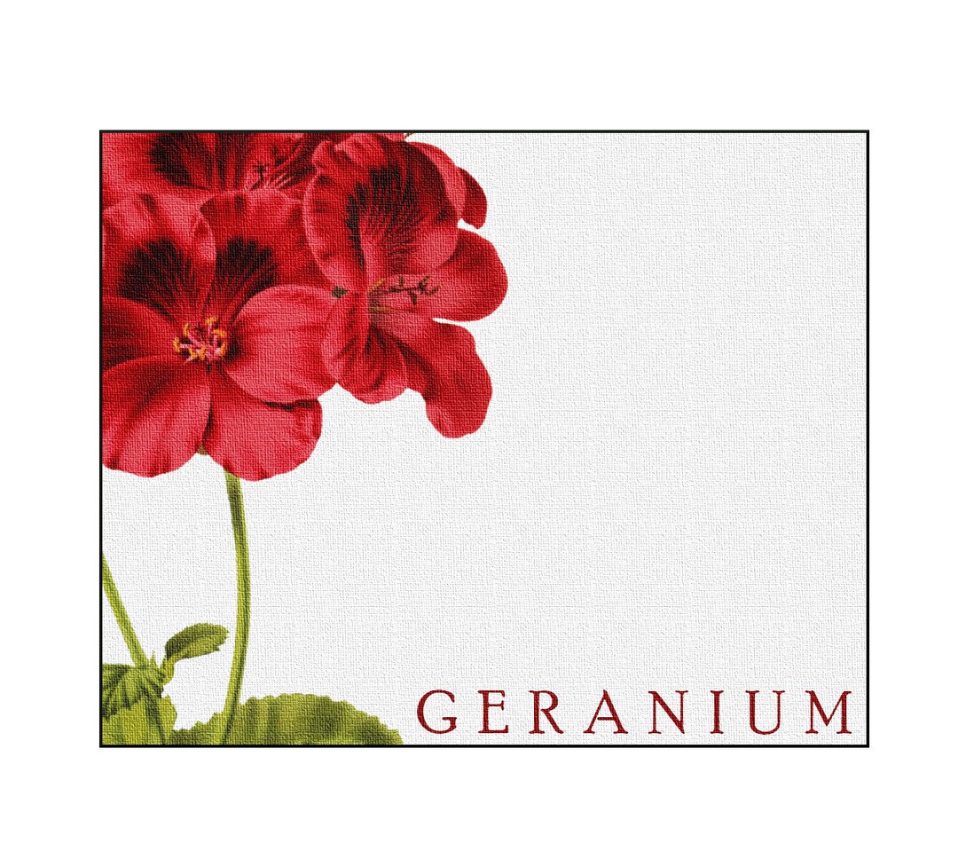 Geranium Wall Decor - Etsy