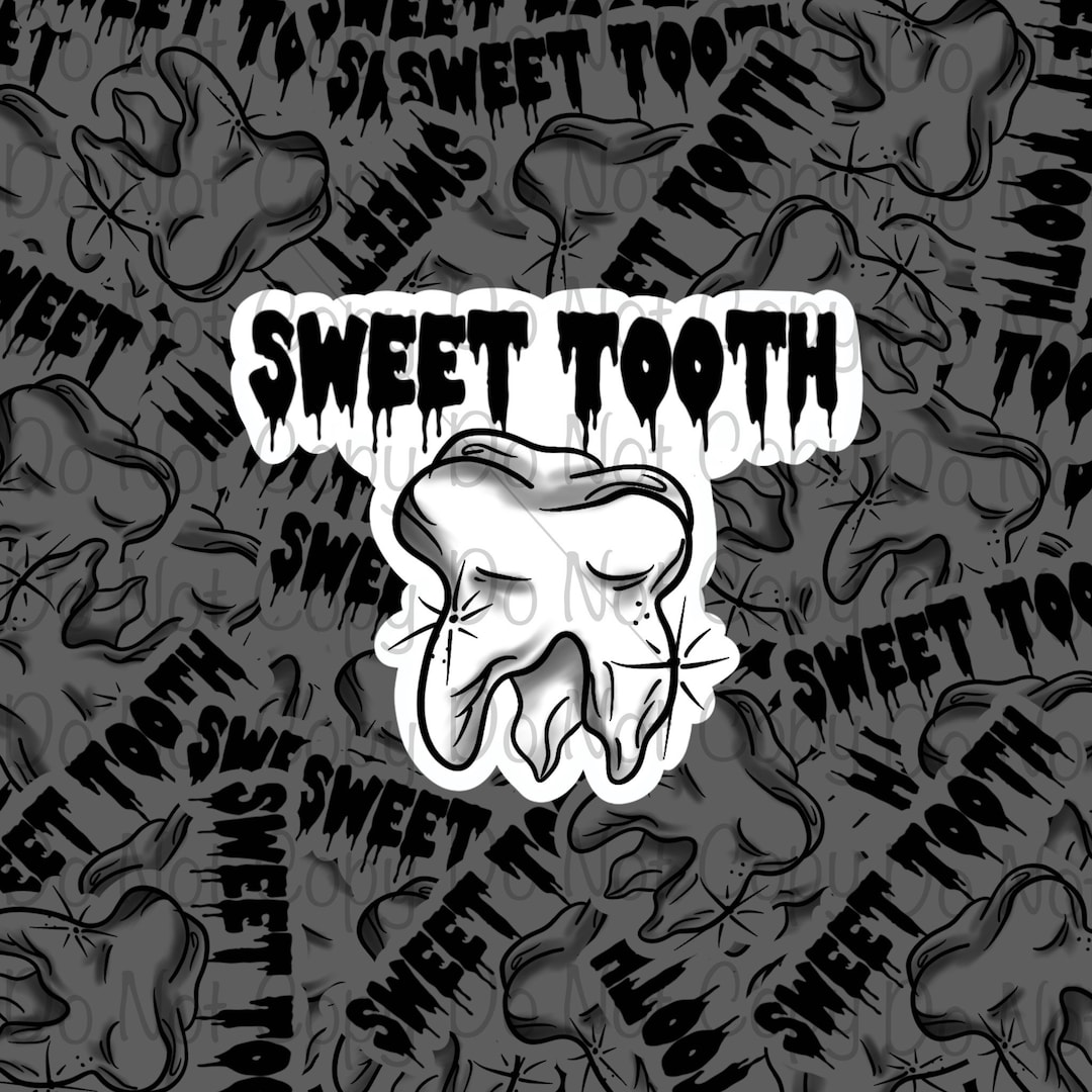 Sweet Tooth Sticker, Creepy Cute Waterproof/weatherproof Stickers - Etsy