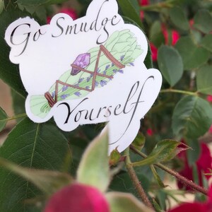 Go Smudge Yourself Sticker| Vinyl Sticker|witchy Stickers| Laptop ...