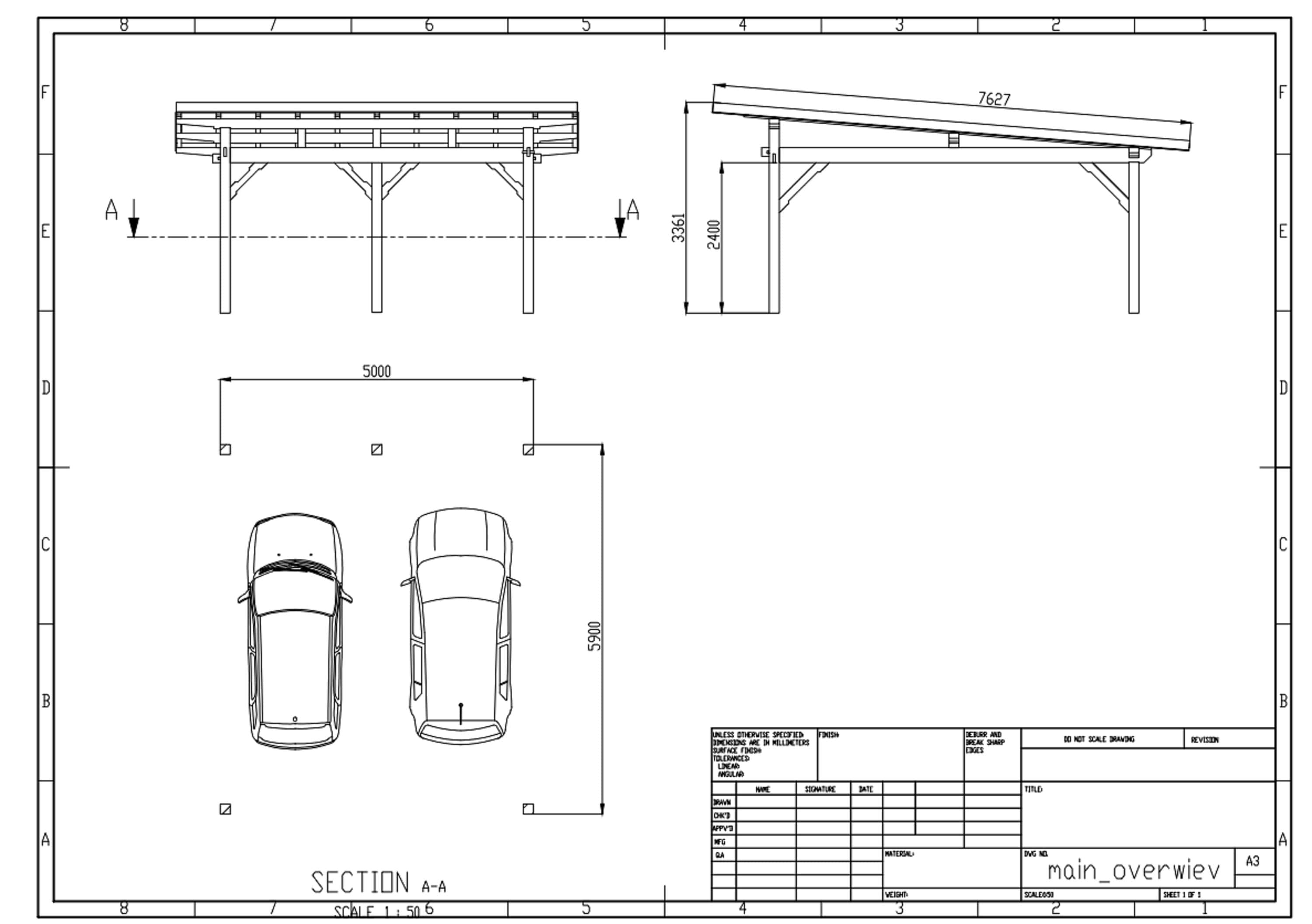 Elegant Timber Frame Carport Plans - Etsy