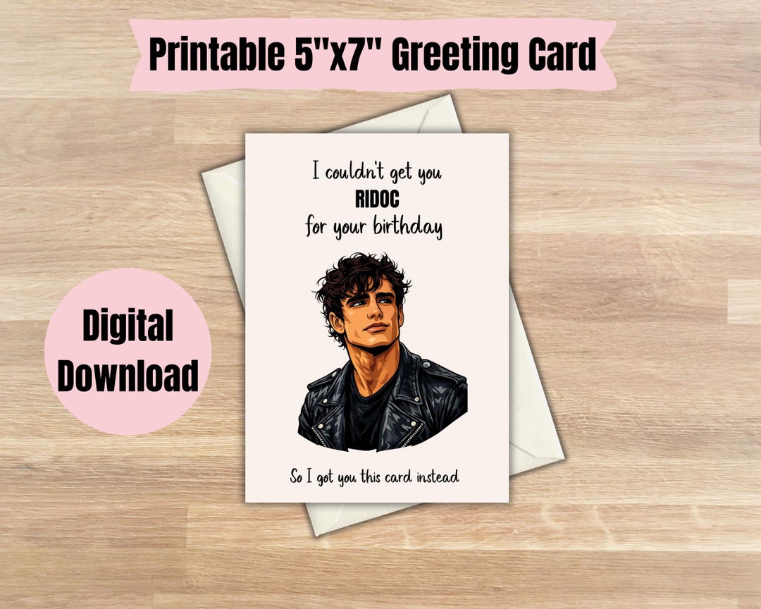 Ridoc Birthday Card | Fourth Wing Inspired | Romantasy Bookish Gift ...