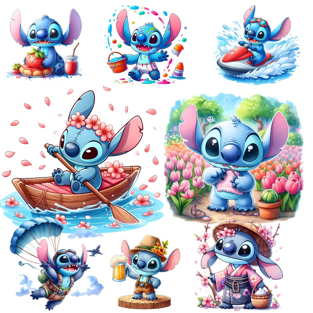 20 PNG Stitch Digital Design PNG File for Sublimation High Resolution ...