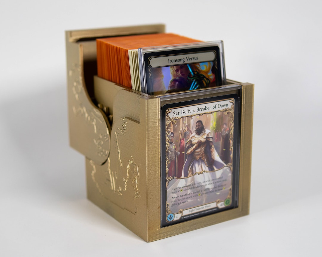 3d-printed Elevating Deck Box for Flesh & Blood / Magic the Gathering ...