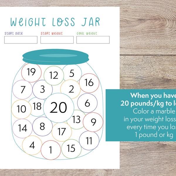 Weight Watchers Printable - Etsy