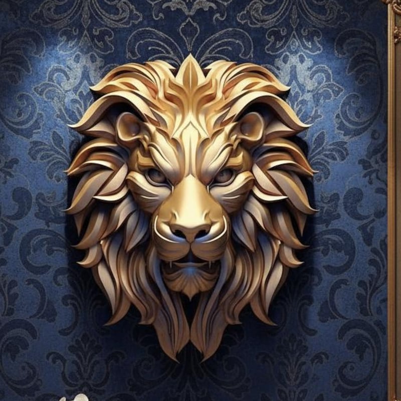 3d Printed Lion File - Etsy UK