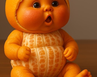 Orange Baby STL File: 3D Printable Fruit Figurine (instant Download) - Etsy
