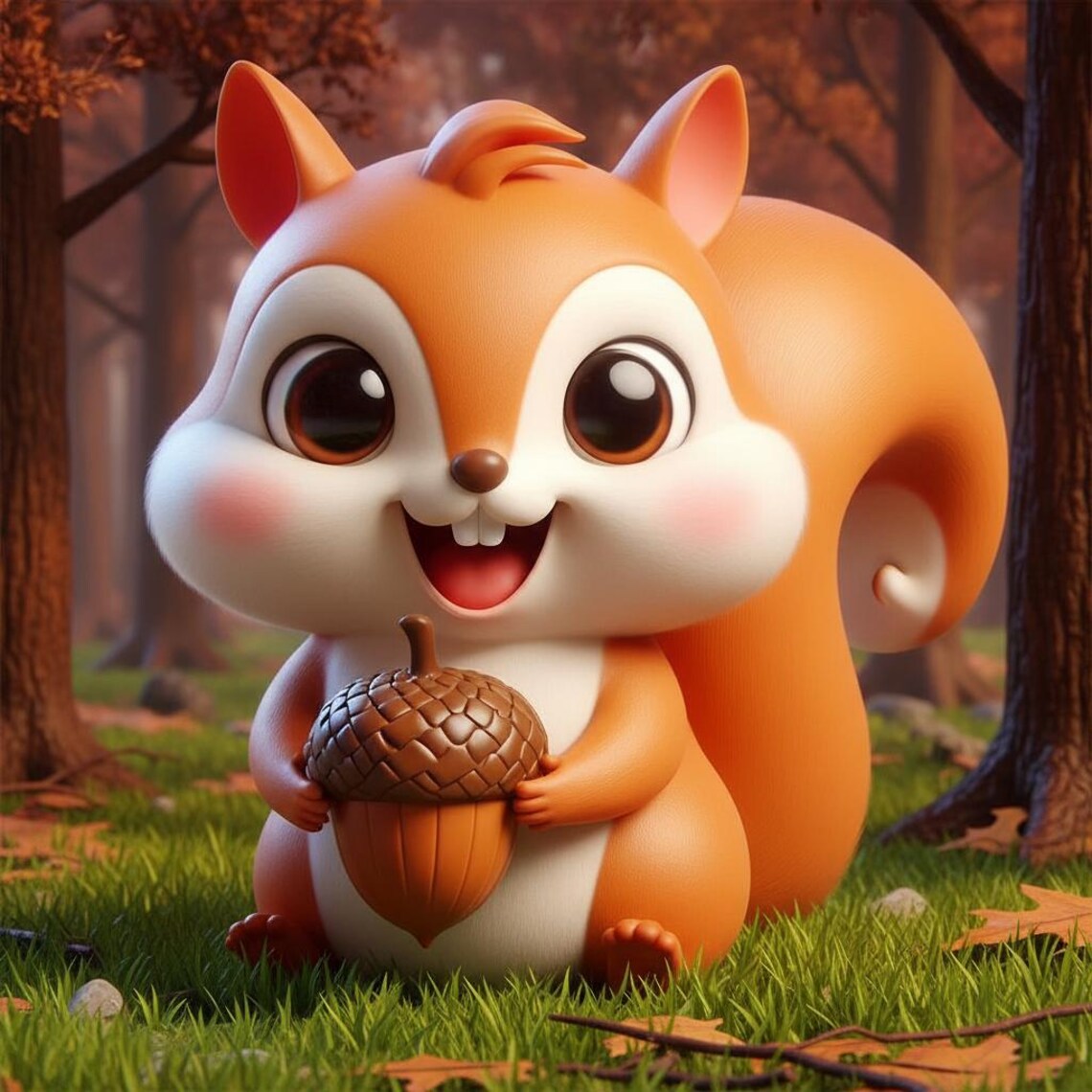 Charming Fox STL File: Adorable 3D Printable Forest Animal ( Instant ...