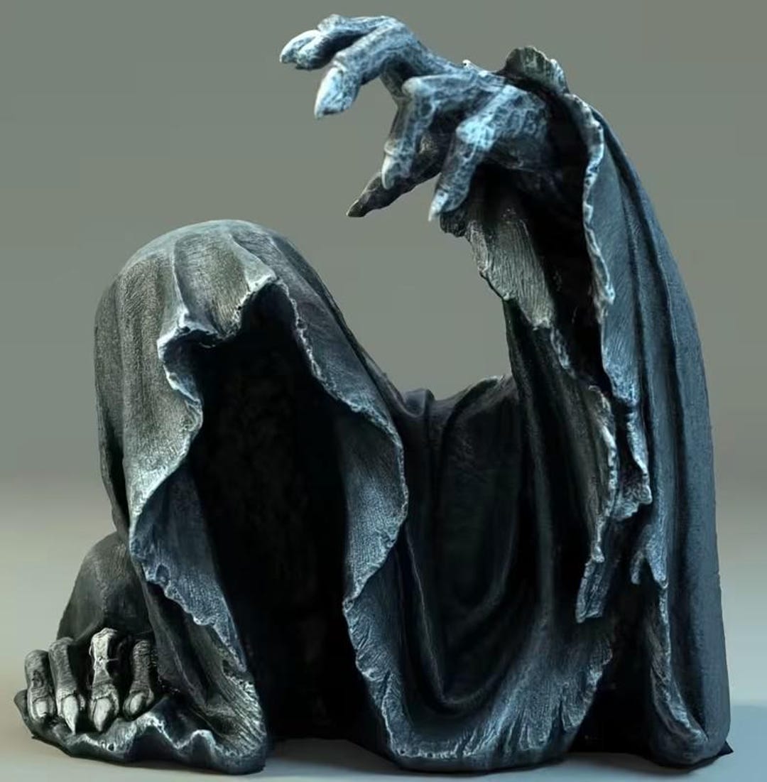 Scary Ghost STL File | Horror Spirit 3D Model | Printable Haunted ...
