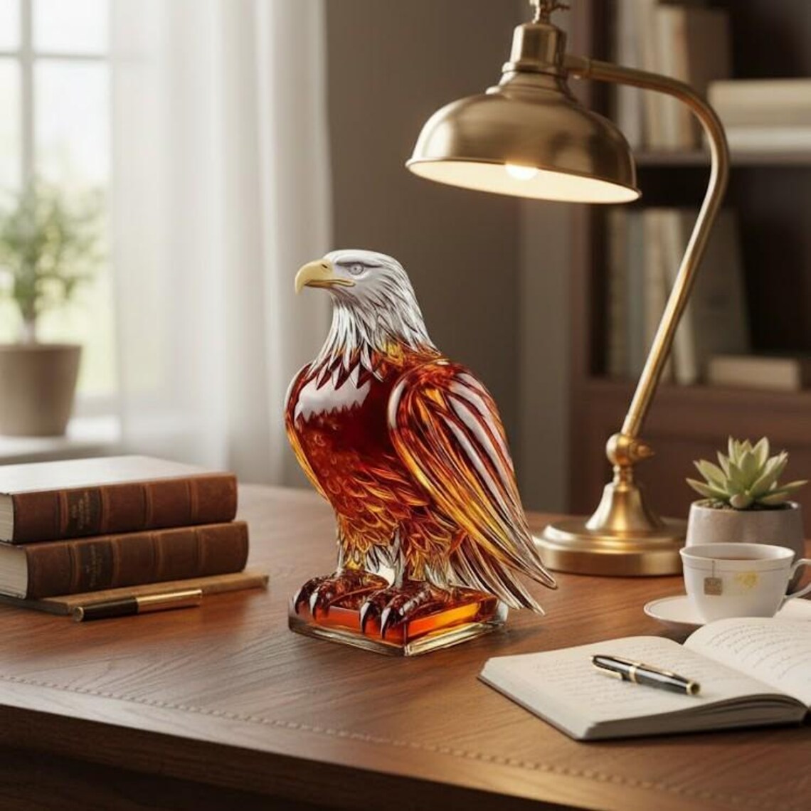 Eagle Statue STL File – Majestic Bird Sculpture, 3D Printable Wildlife ...