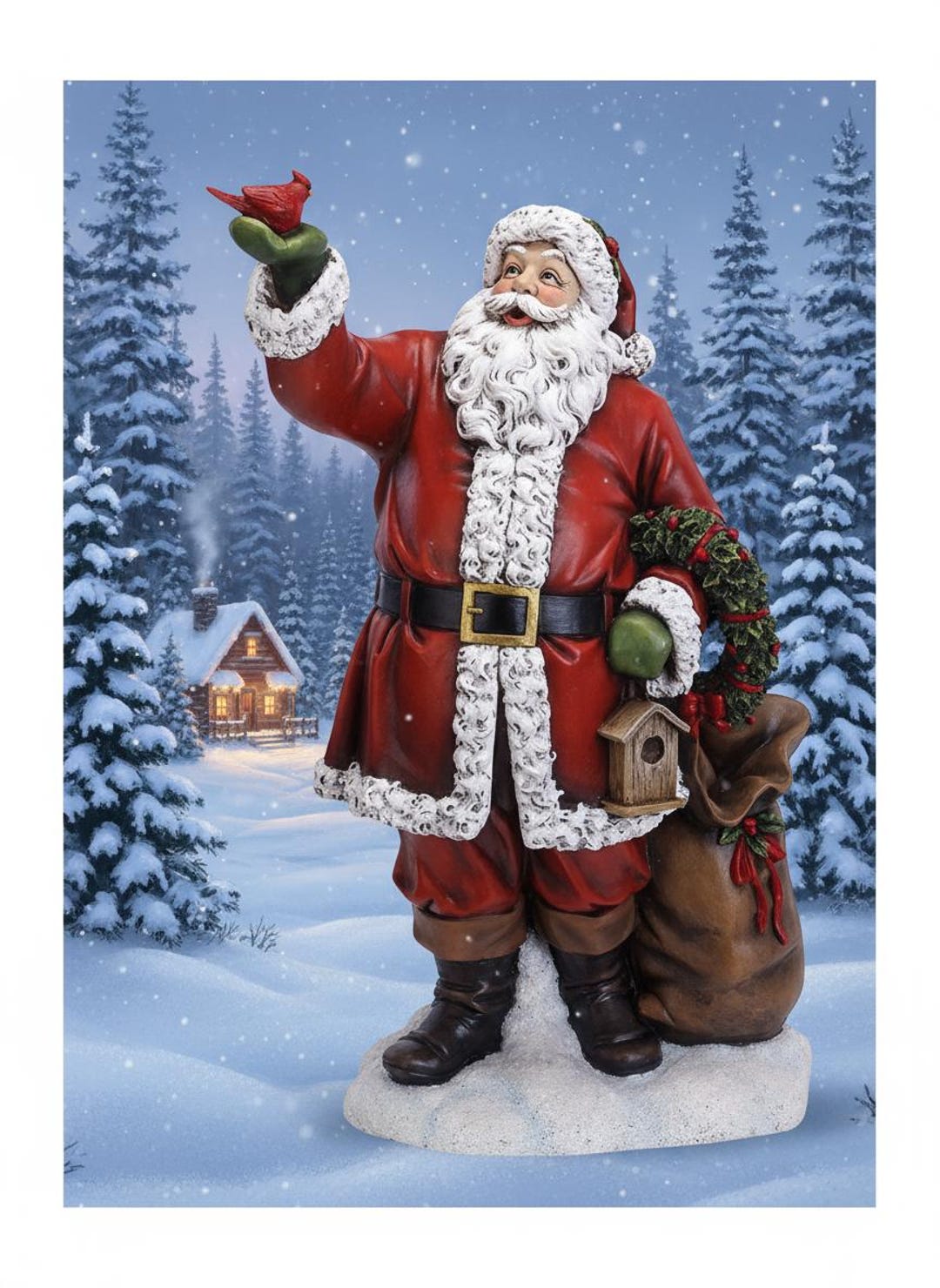 Santa Claus STL File: 3D Printable Christmas Figurine Instant Download ...