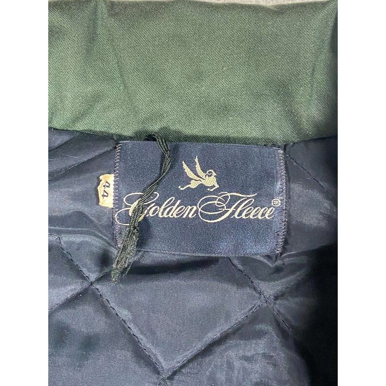 Vintage 60s 70s Vintage Golden Fleece Military Green Jacket Size 44 ...