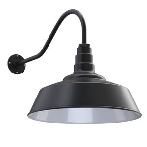 Redondo 20" Farmhouse Lighting Fixture With 23" Gooseneck - Patio ...