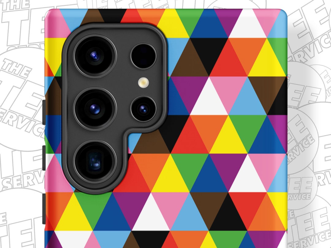 Samsung LGBTQ and Ally Pride Triangles Phone Case in Progress Pride ...