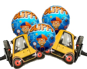 Blippi Party Balloons | Etsy