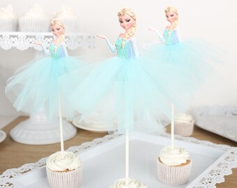 Elsa Cupcake Topper | Etsy