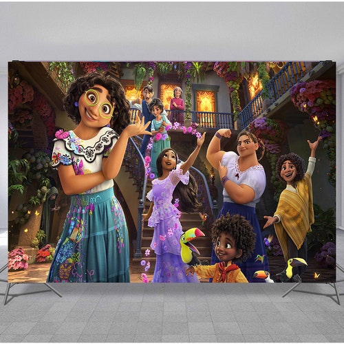 Encanto Bruno Party Banner Backdrop - Etsy