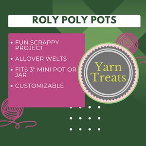 Roly Poly Pot - Knitting Pattern (PDF) - Etsy