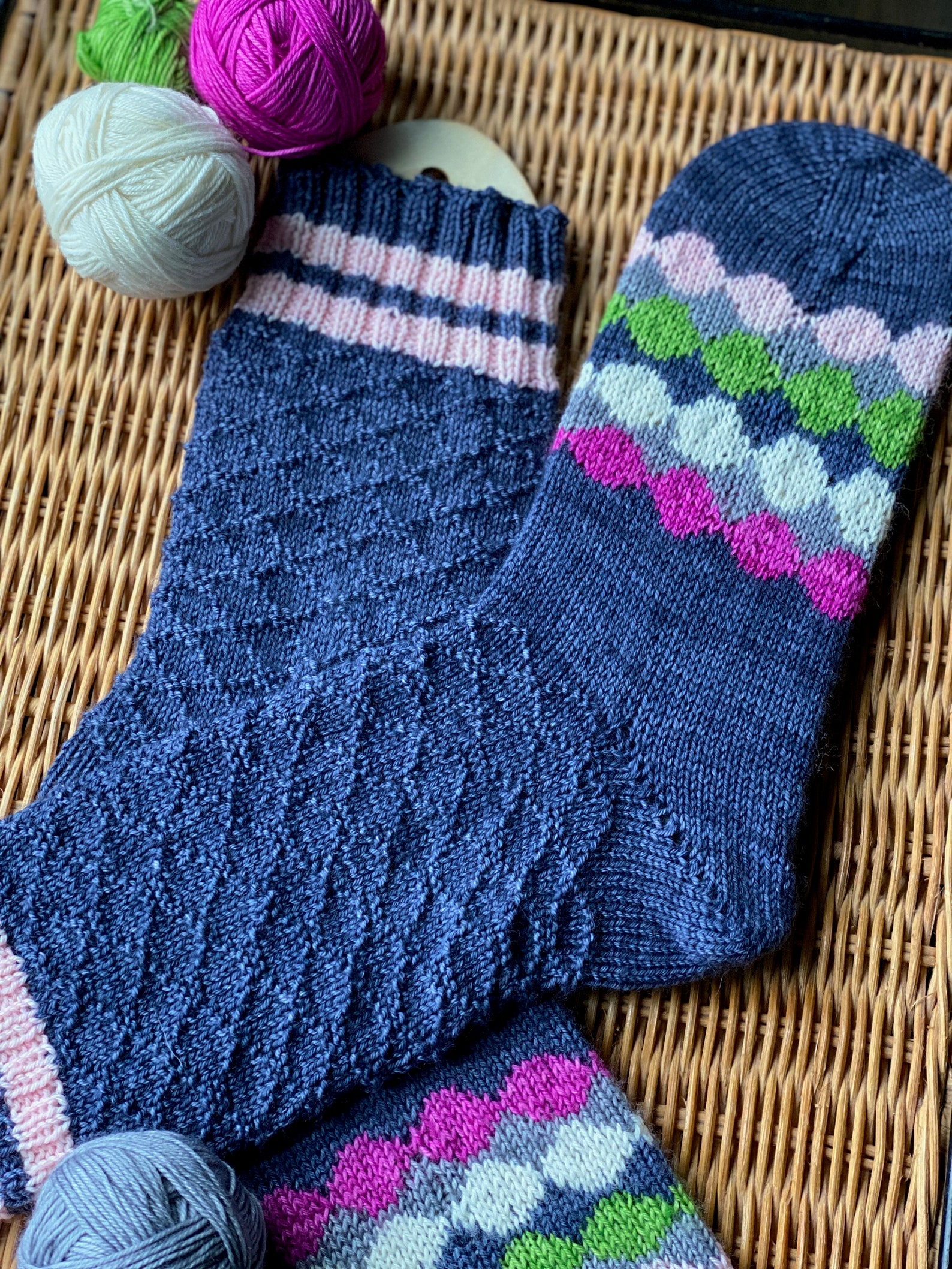 Cozy Wool Sock Pattern - Oddie Socks (PDF) - Etsy