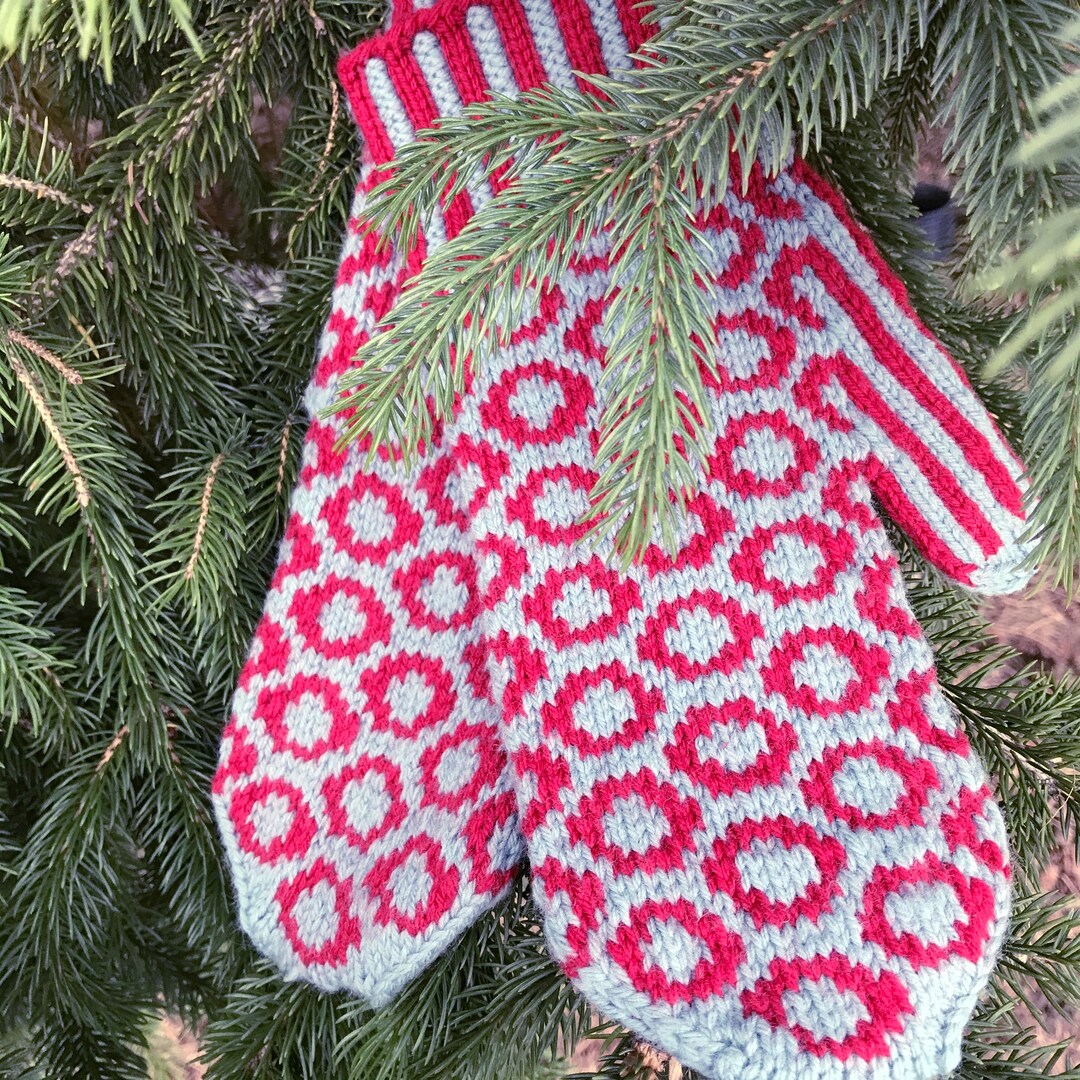 Adult Winter Mittens to Knit - Beer Barrel Polka Knitting Pattern (PDF ...