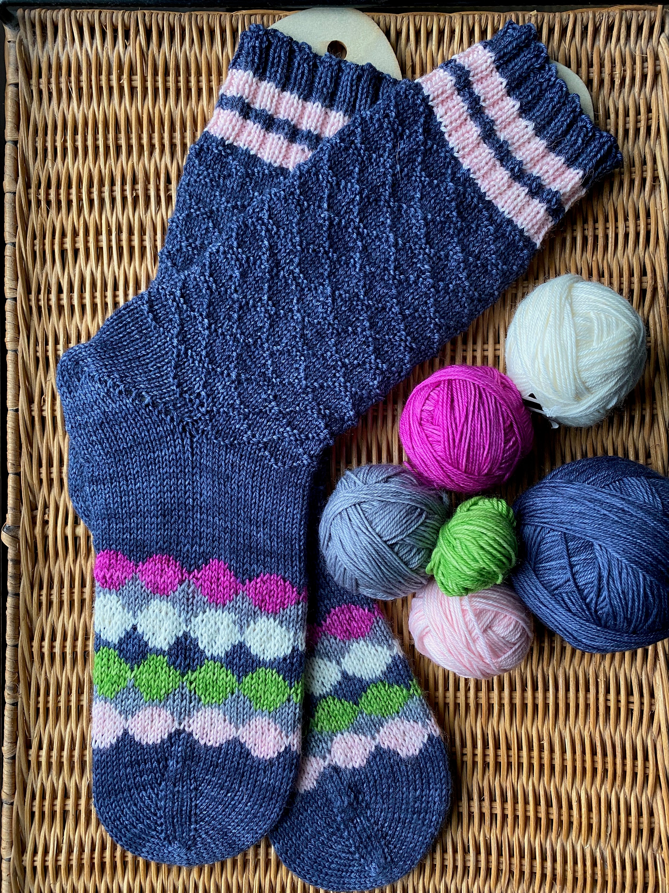 Cozy Wool Sock Pattern - Oddie Socks (PDF) - Etsy