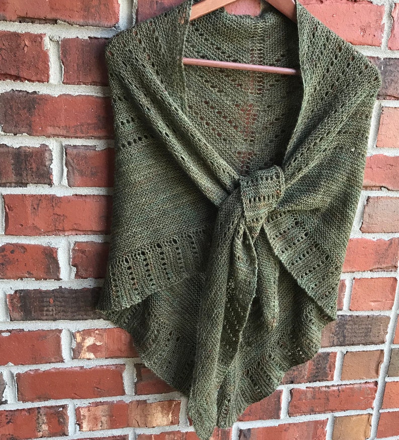 Mindless Shawl Knitting Pattern (PDF) - Etsy
