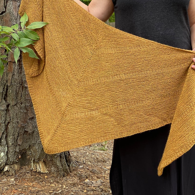 Easy Beginner Knit Shawls - Etsy