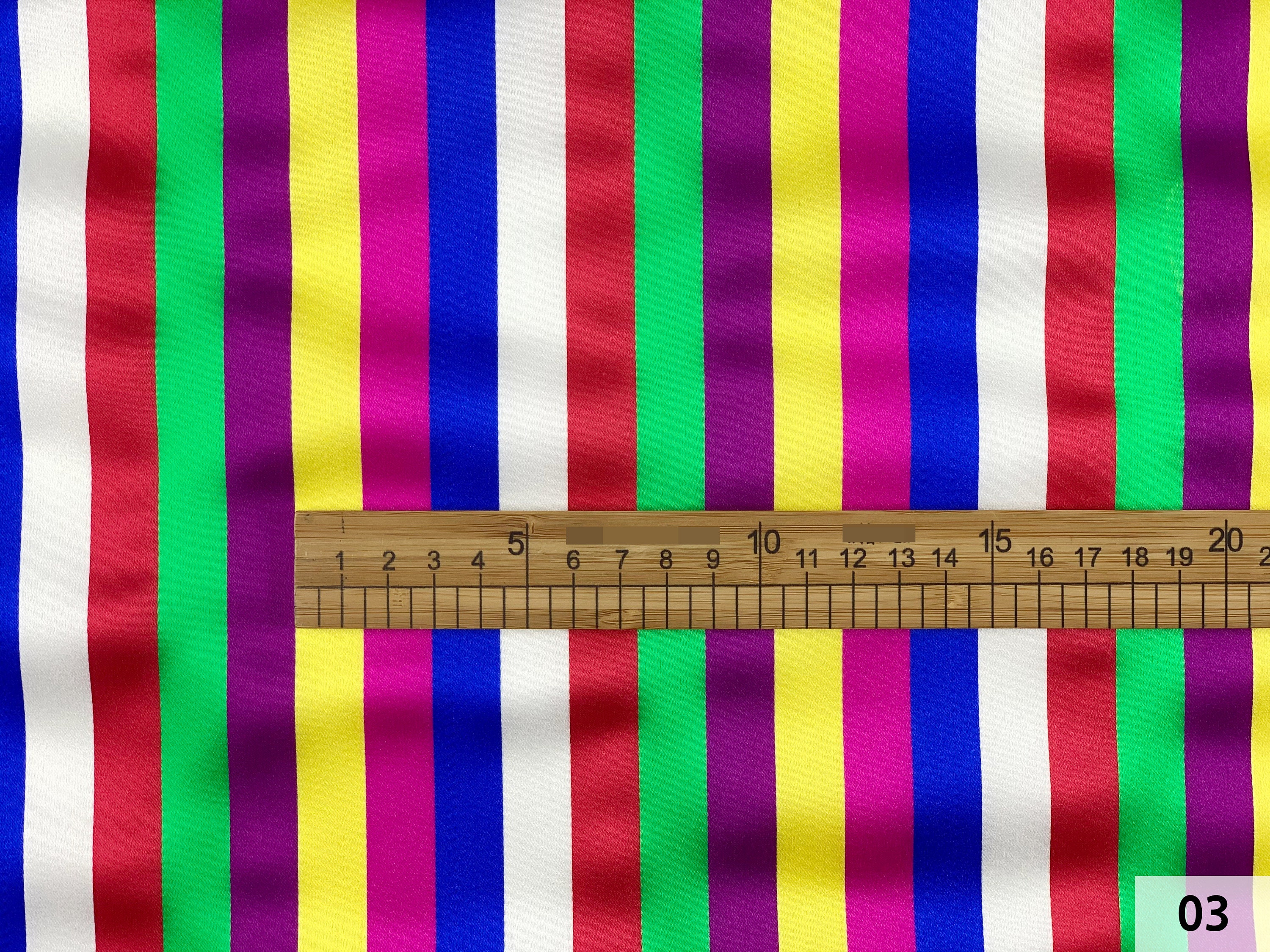 Saekdong 01 Korean Traditional Fabric Colorful Stripe - Etsy Finland