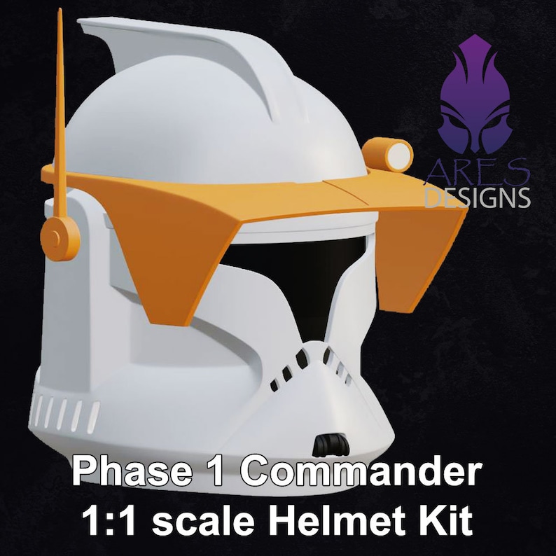 Phase 1 Clonetrooper Commander Helmet Kit - Etsy