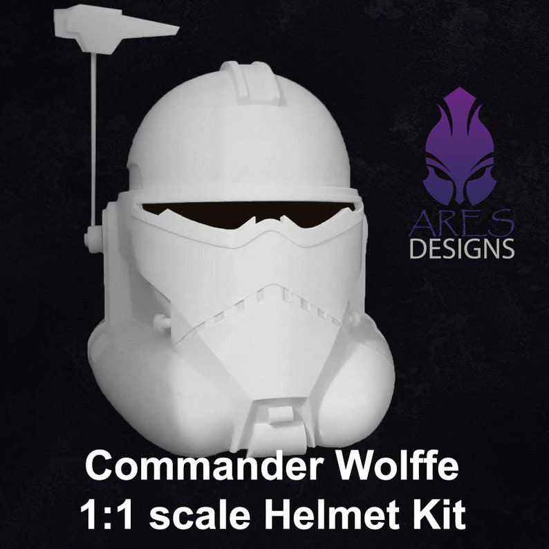 Commander Wolffe Helmet Kit - Etsy