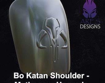 1/6 Scale Bo Katan Mythosaur Shoulder Pauldron Mandalorian - Etsy