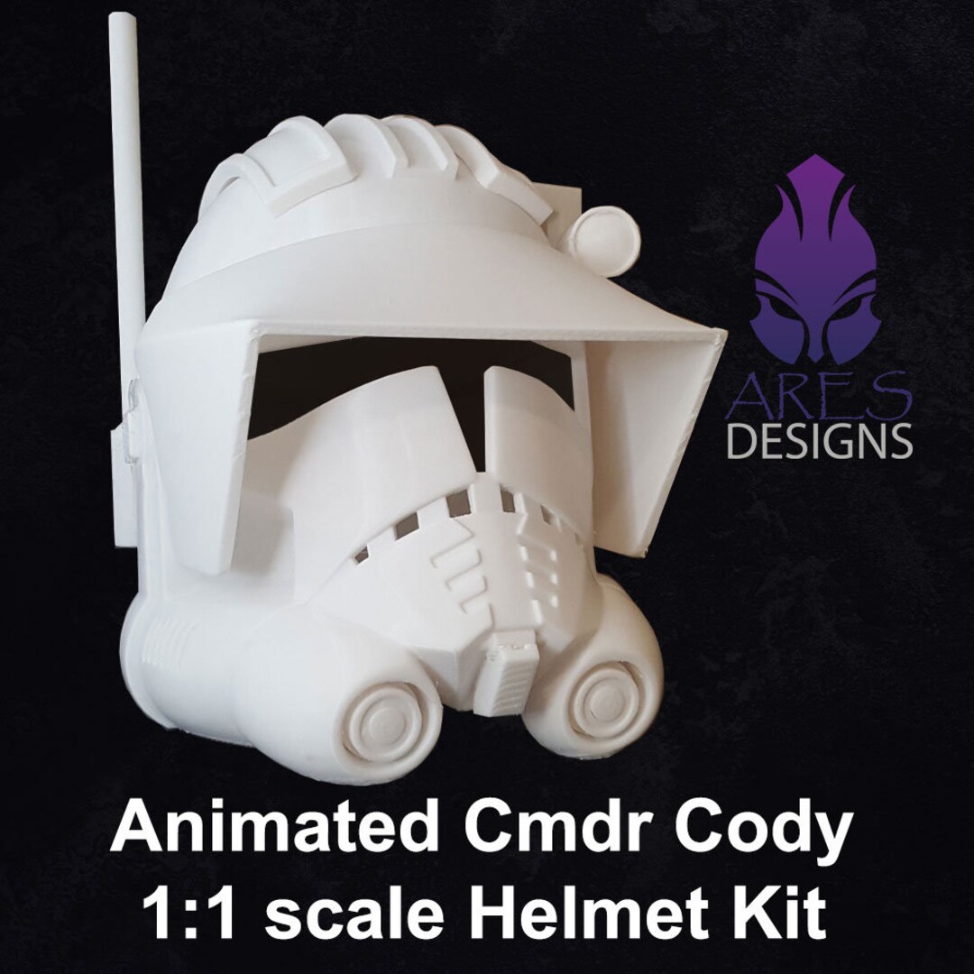 Commander Cody Helmet Kit - Animated Version - Etsy