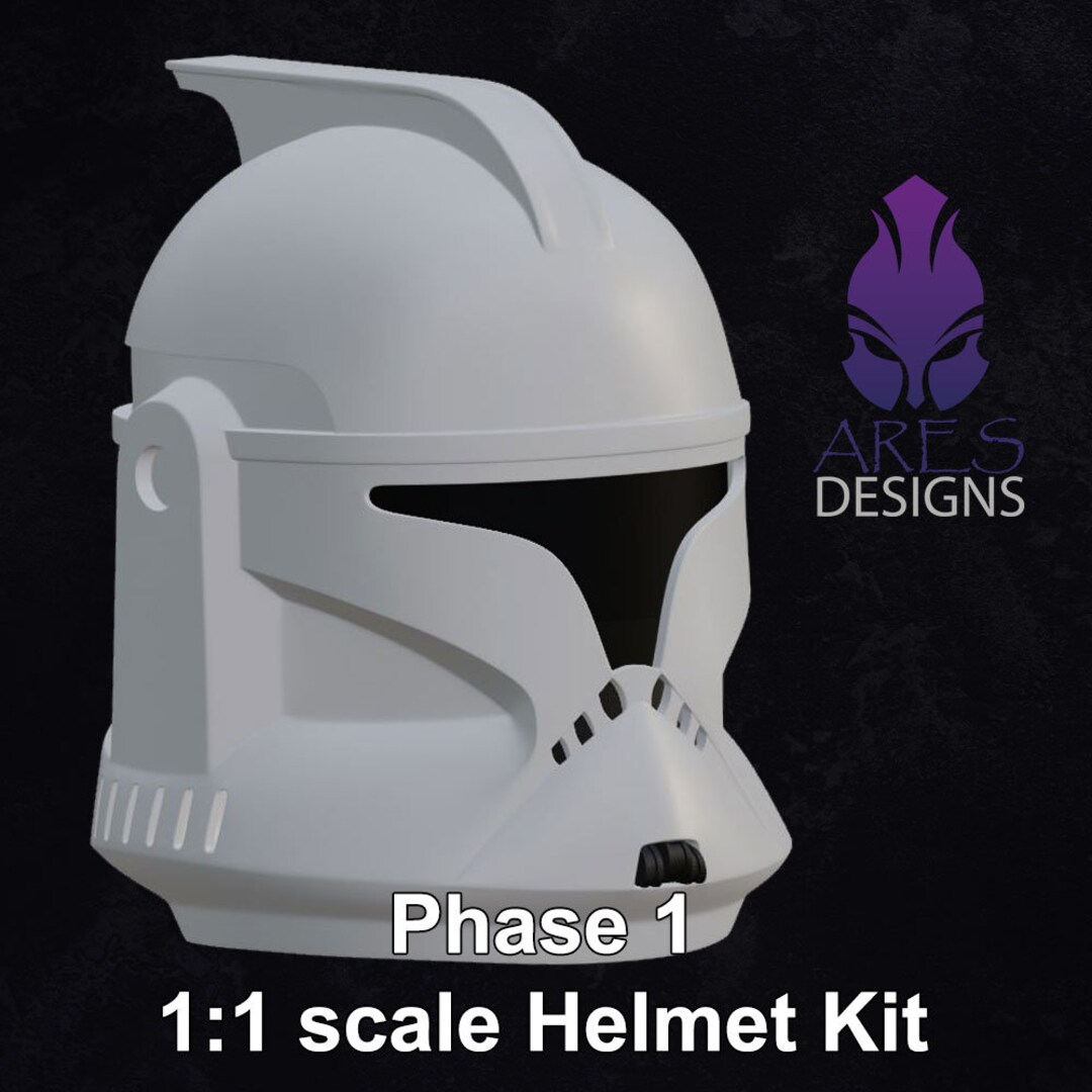 Phase 1 Clonetrooper Helmet Kit - Etsy UK