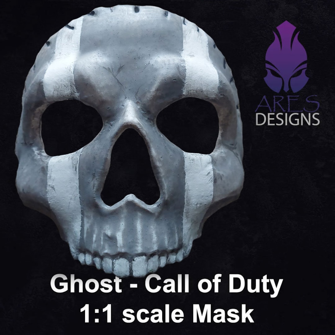 Ghost - Call of Duty Mask - Etsy