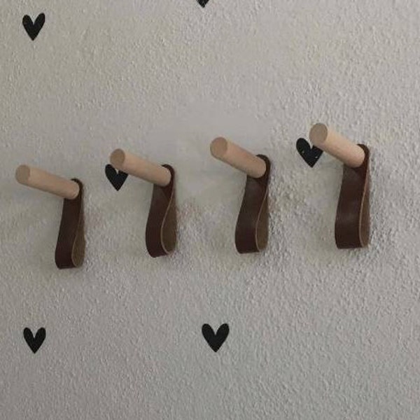 Leather Wall Hook - Etsy