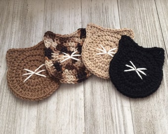 Crochet Cat Face | Etsy