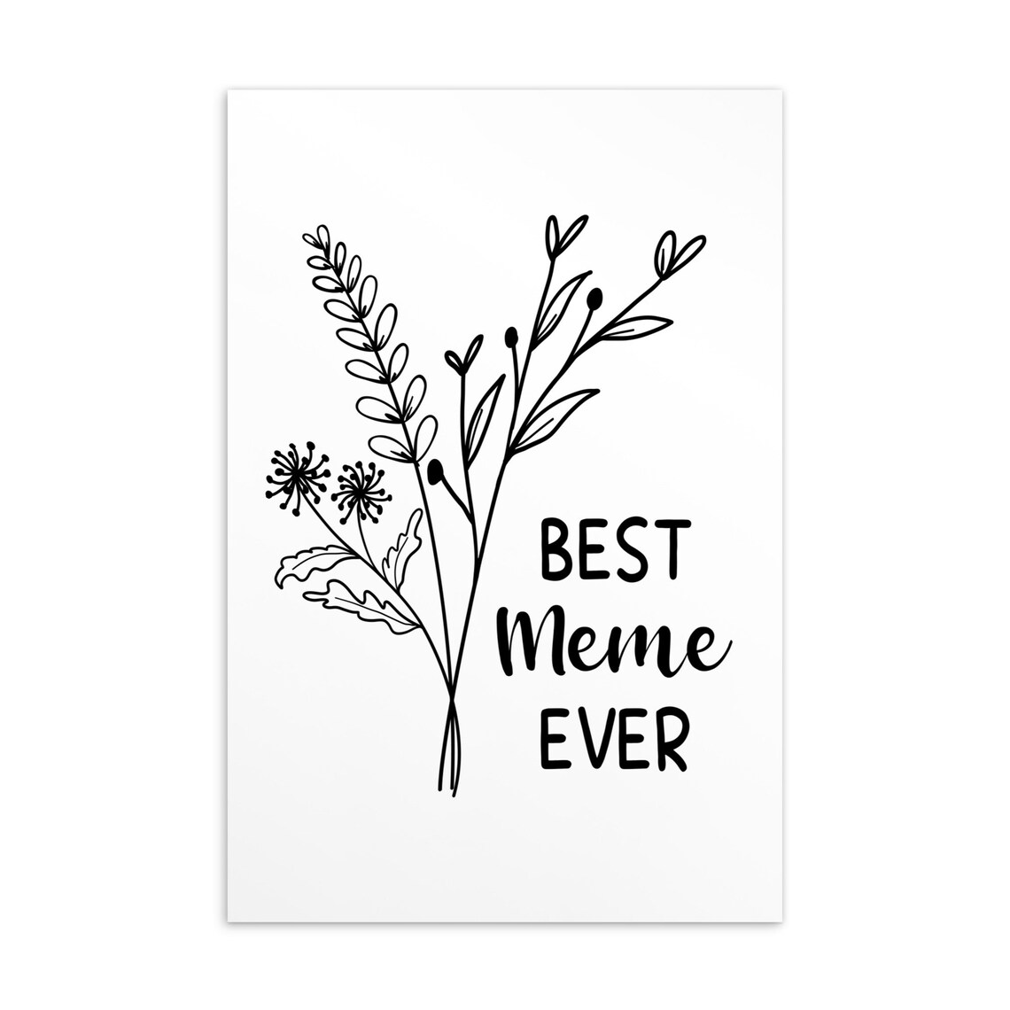 Meme Card, Best Meme Ever, Meme Postcard, Meme Mothers Day Card ...