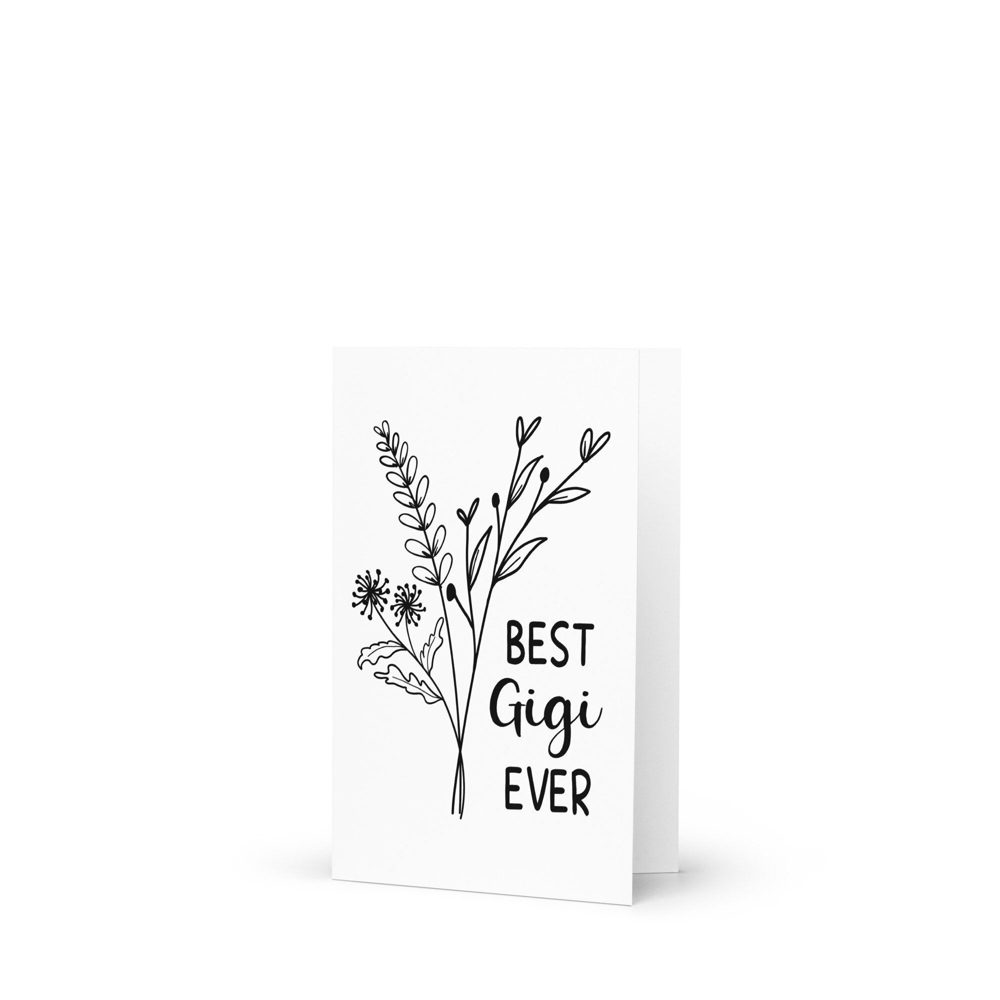 Gigi Card, Best Gigi Ever Gift, Gigi Greeting Card, Gigi Birthday Card ...