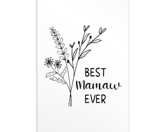 Mamaw Birthday Card - Etsy