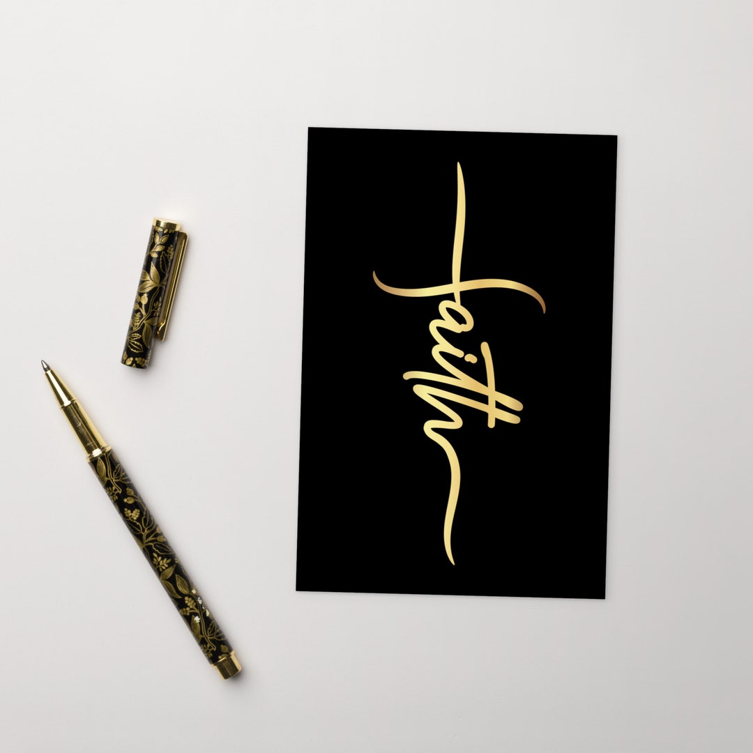 Faith Postcard, Christian Postcards, Christian Gifts, Easter Card ...