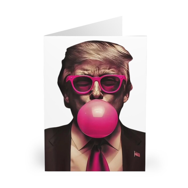 Trump Greeting Card - Etsy