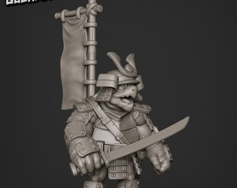 Samurai Turtle | Etsy