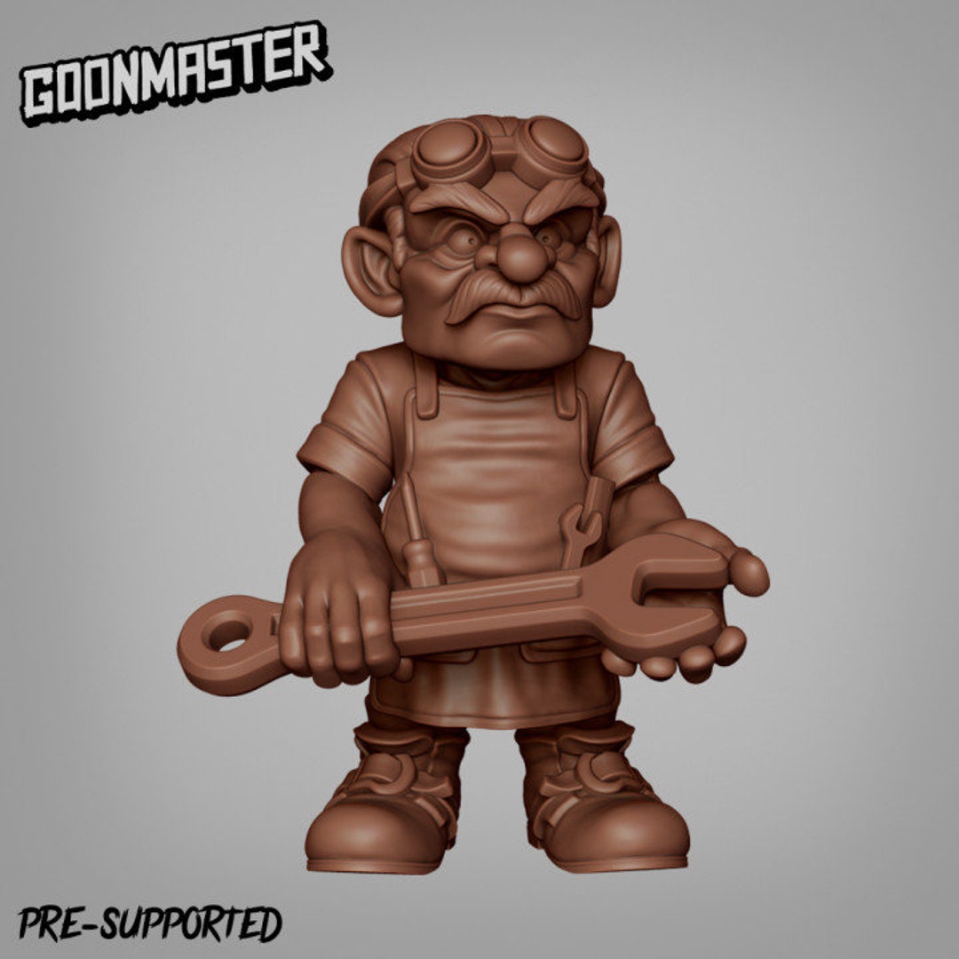 Wrench Gnome Miniature D&D Dnd Dungeons and Dragons - Etsy UK