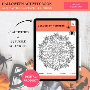 HALLOWEEN ACTIVITY BOOK | Kids Busy Book | Printable Kids Games ...