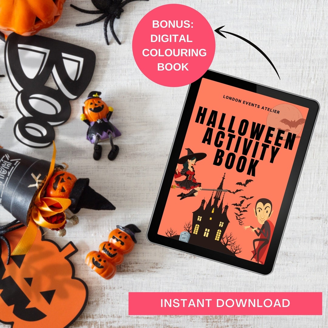 HALLOWEEN ACTIVITY BOOK | Kids Busy Book | Printable Kids Games ...